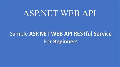 sample asp net web api restful service part 1 youtube hot sex picture
