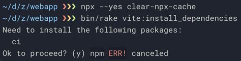 Npx Ci Yes Does Not Work With Npm 8 5 5 Issue 216 ElMassimo