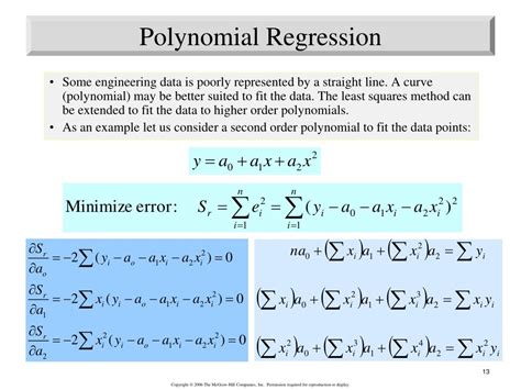 ppt ~ curve fitting ~ least squares regression chapter 17 powerpoint presentation id 6568980
