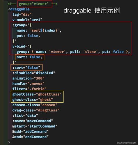 记录vue draggable拖拽组件的使用历程 vuedraggable csdn博客