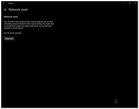 How To Reset Network Settings In Windows Appuals