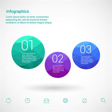 Set Of Infographic Template Layouts Flow Chart Stock Vector