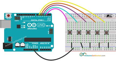 Arduino Multiple Button Arduino Tutorial
