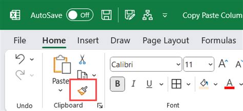 How To Copy Column Widths In Excel Shortcut