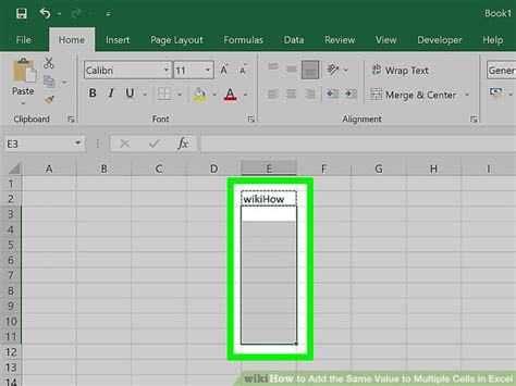 4 simple ways to add the same value to multiple cells in excel