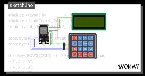 Lcd Dan Keypad Wokwi Esp32 Stm32 Arduino Simulator