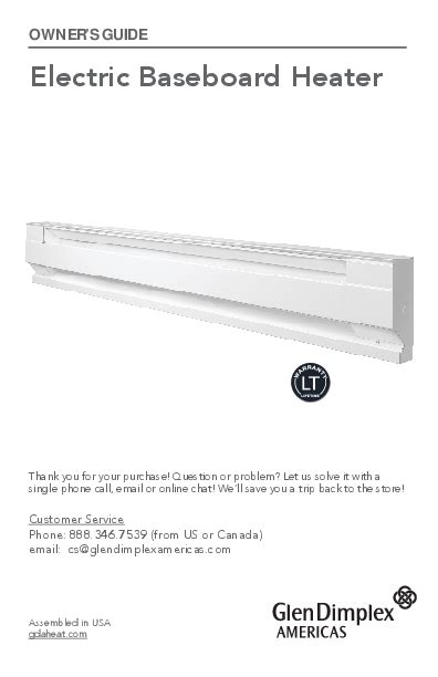 Cadet Electric Baseboard Heater Installation Guides And Manuals