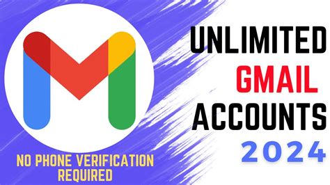 Unlimited Gmail Accounts FREE 2024 Create Unlimited Numbers Of Gmail
