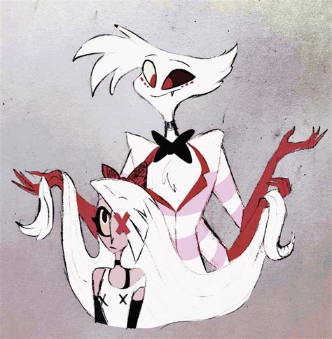 Pin By 🔥sirpyes🔥 Helluvahazbin Shi On Vaggie X Angeldust Monster Hotel Angel Dust Cartoon