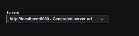 how to remove or hide the server list in swagger ui using springdoc · issue 8309 · swagger api