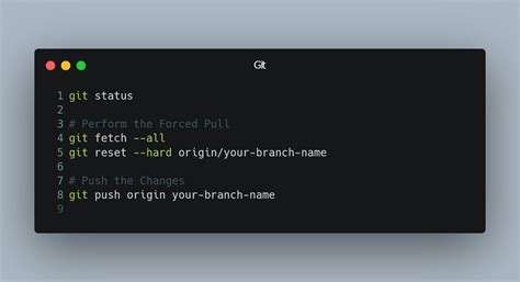 Forcing Git Pull To Overwrite Local Files Tiloid