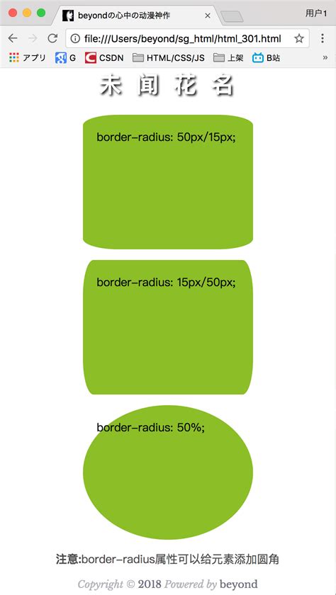 css3 01 圆角 边框 渐变 字体 border shadow属性 csdn博客