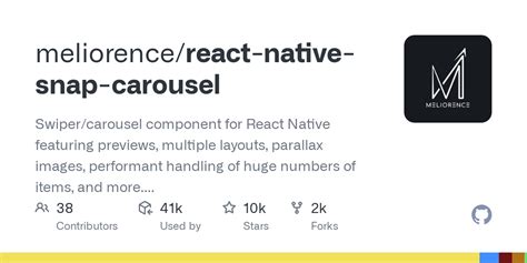GitHub Meliorence React Native Snap Carousel Swiper Carousel
