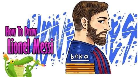 How To Draw Lionel Messi Step By Step YouTube