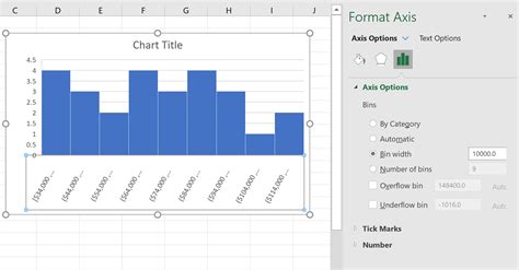 How To Change Bin Width Of Histograms In Excel