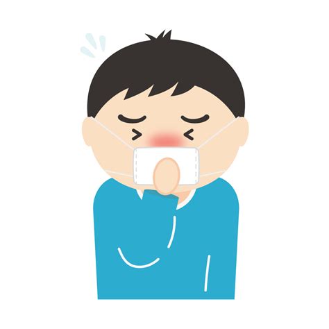 咳をする男性のイラスト 無料のイラストなら「いらすと・ごー」