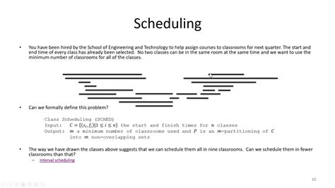 Class Scheduling Greedy Algorithms Design And Analysis Of