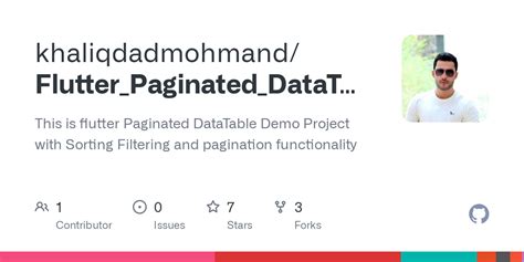 Github Khaliqdadmohmandflutterpaginateddatatablesortingfiltering This Is Flutter