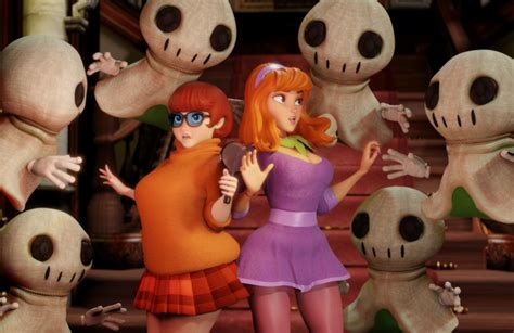 Rule 34 2girls 3d Beltskirt Big Breasts Crisisbeat Daphne Blake Daphne Blake Scoob Dress