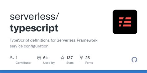 github serverless typescript typescript definitions for serverless framework service