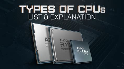 Types Of Processors CPUs Listed And Explained Updated 2024