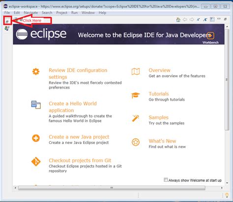 creating first java project in eclipse