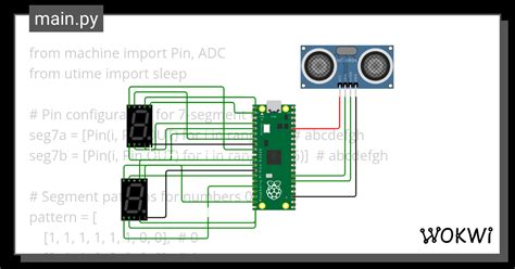 Practest Ultrasonic Wokwi ESP32 STM32 Arduino Simulator