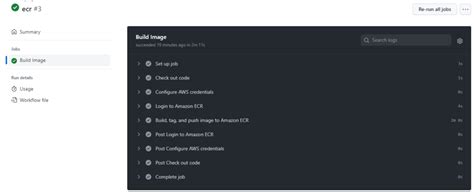 build and push docker image to aws ecr using github actions
