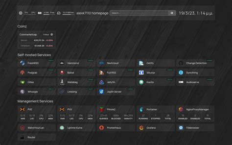Homepage On Docker