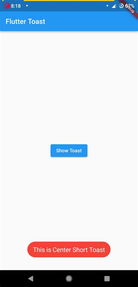 [example] flutter toast message free code and tutorial