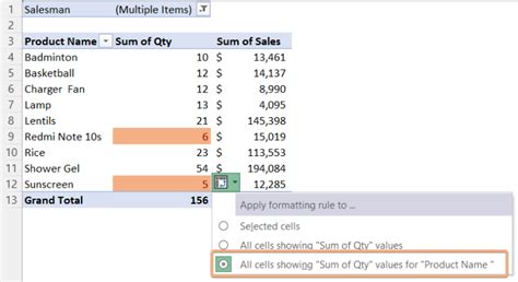 How To Apply Conditional Formatting In Pivot Table 2 Ways Excelgraduate
