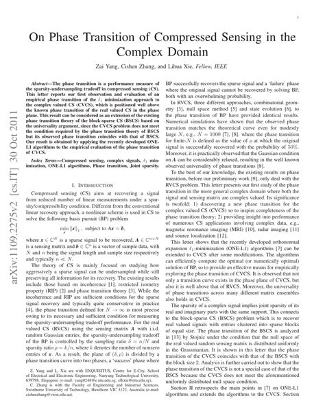 pdf on phase transition of compressed sensing in the complex domain