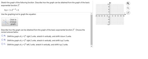 solved sketch the graph of the following function describe