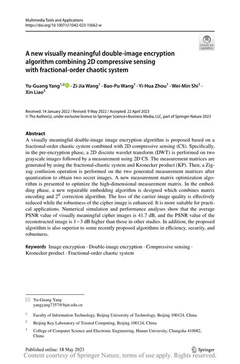 a new visually meaningful double image encryption algorithm combining 2d compressive sensing