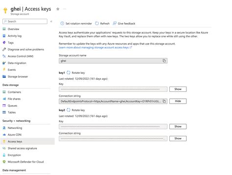 Allow Authenticating With Azure Blob Storage Using A Shared Access