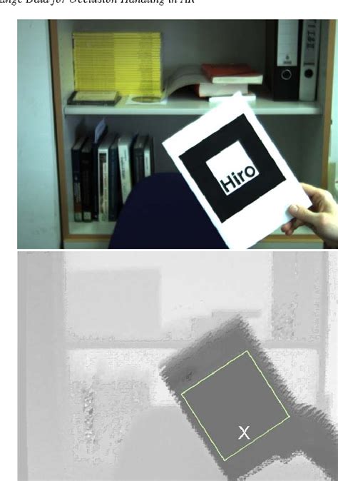 figure 3 from using time of flight range data for occlusion handling in augmented reality