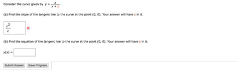 solved consider the curve given by y x y c a find the