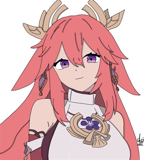 Yaemiko Yaemiko Genshinimpact Genshin Impact Hoyolab