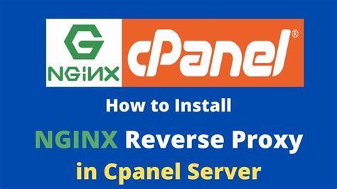 How To Install Nginx Reverse Proxy On Cpanel Server YouTube