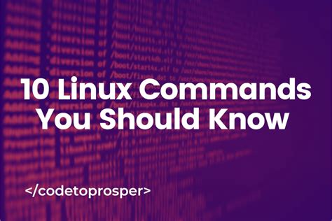 10 Basic Linux Commands Every Super User Should Know And How To Use Them