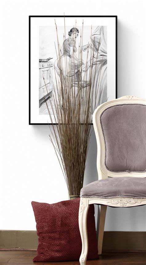 Spanking Poster Literotica Spanking Art Mommy Domme Sketch Etsy