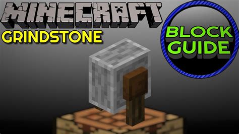 Grindstone Minecraft Block Guide YouTube