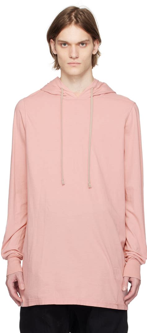 Rick Owens Drkshdw Pink Pullover Hoodie Ssense Canada