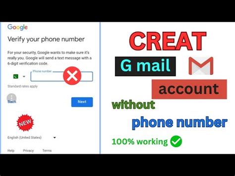 How To Create Gmail Account Without Phone Number Create Multiple