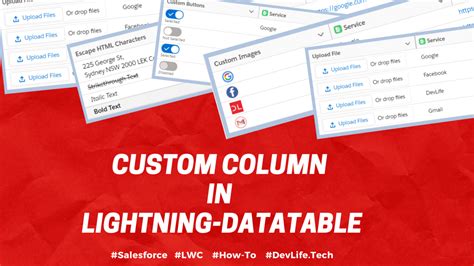 Create A Custom Column In Datatable LWC DeveloperLife Tech
