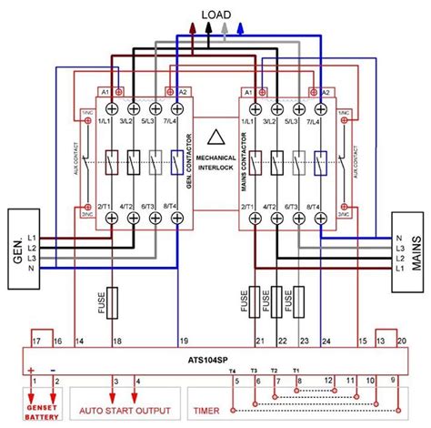 Circuit Diagram For Automatic Transfer Switch