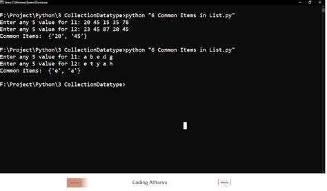 20 Program To Find Common Items From Two Lists Using Python Coding