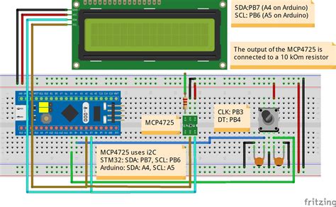 mcp4725 12 bit dac and szbk07 dc dc converter — curious scientist