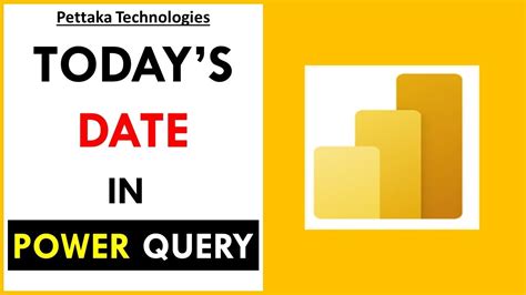 Get Today S Date Current Date In Power Query Power BI YouTube