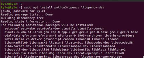 Comment Installer OpenCV Dans Ubuntu